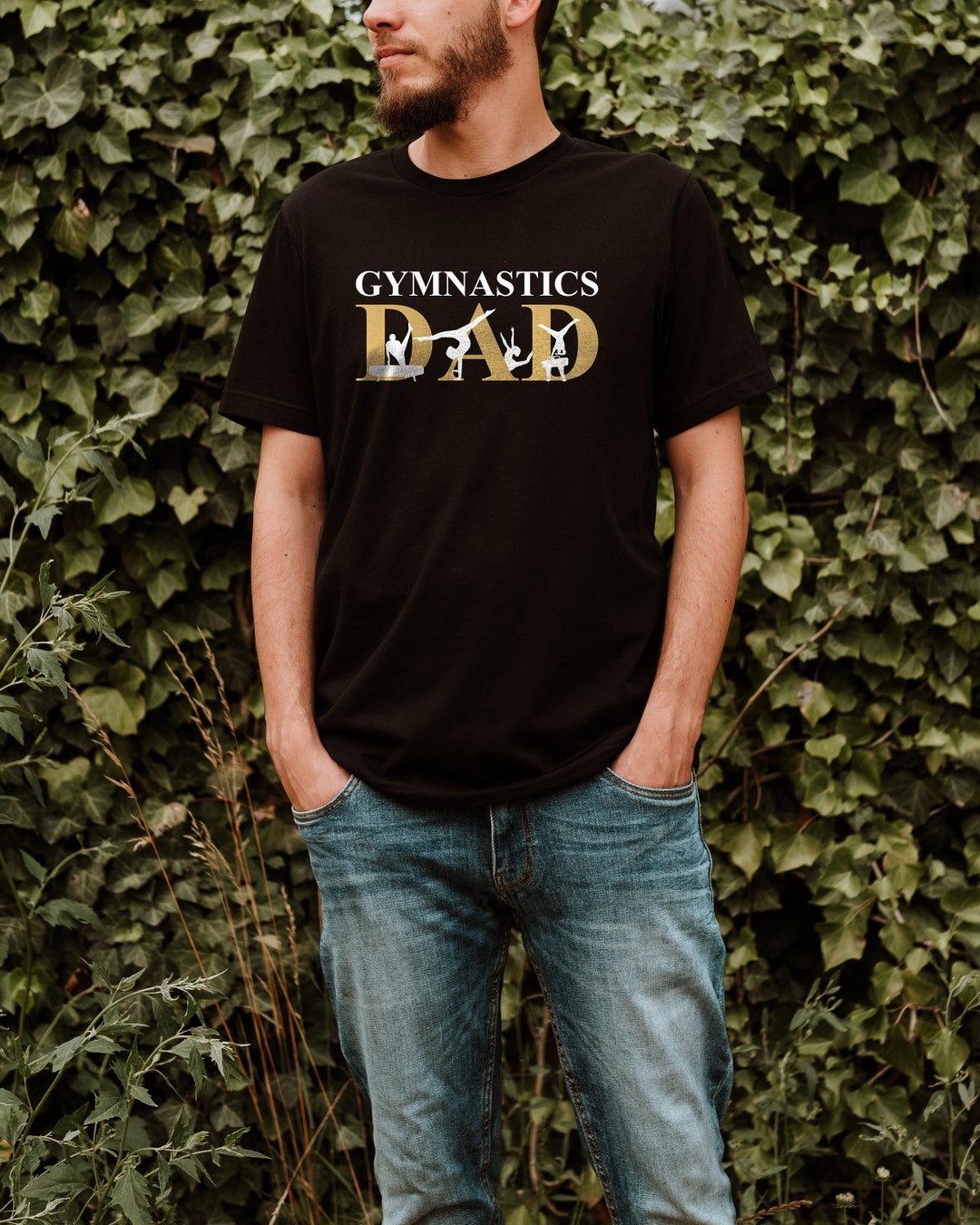 Gymnastics Dad Shirt Father's Day T-shirt Prideful Dad Shirt Gift for ...