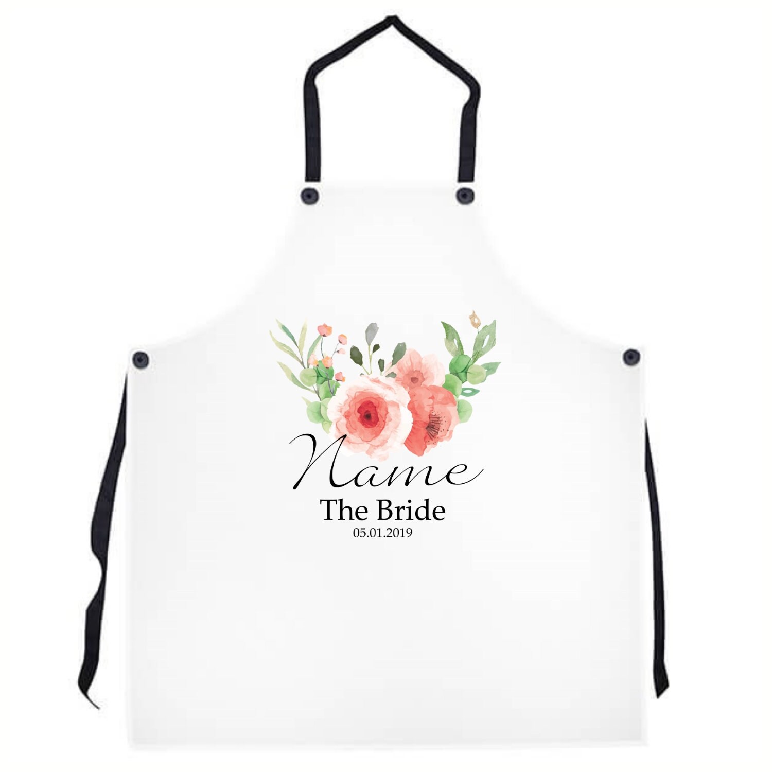 Personalized Apron Wedding Apron Bridesmaid Apron Bride | Etsy
