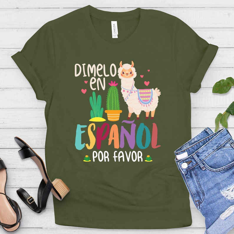 Dimelo En Español Por Favor Shirt Shirt With Sayings Sassy - Etsy