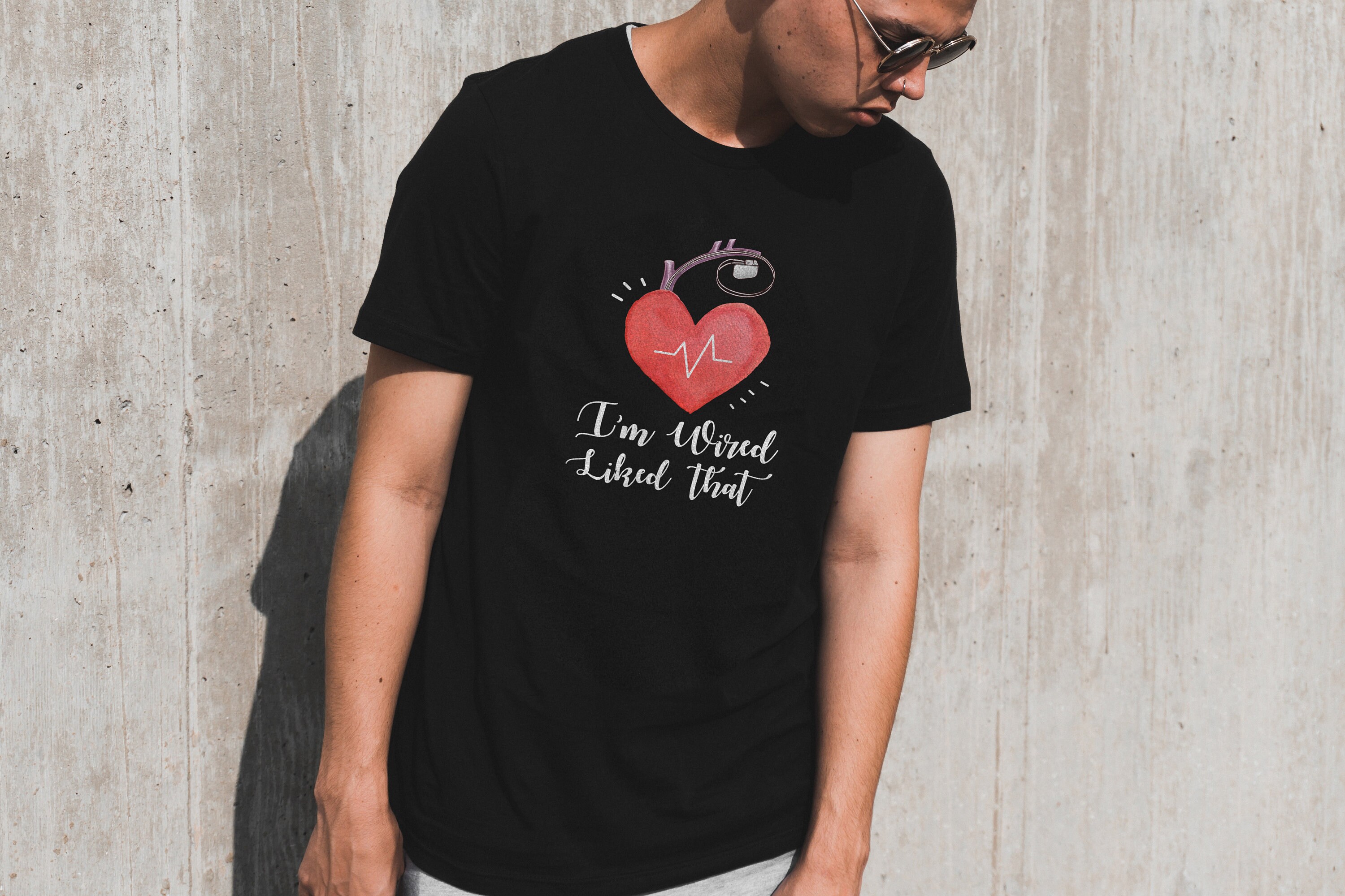 I'm Wired Like That Shirt Pacemaker Shirt Funny ICD - Etsy