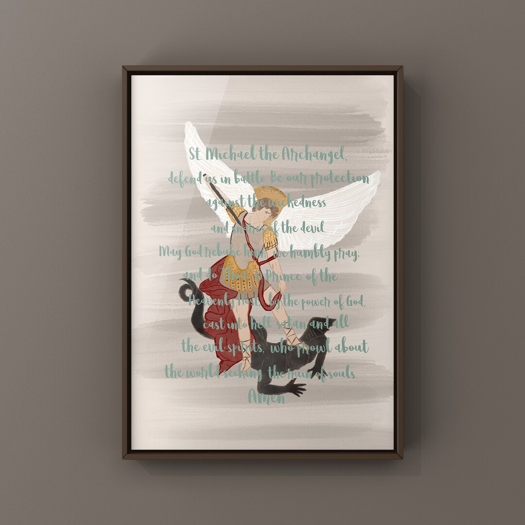 St. Michael the Archangel | San Miguel Arcángel - Etsy