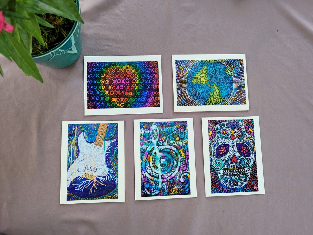 Touch Me Art Cards, Handmade All Occasion Art Cards, Touch Me Art Cards ...