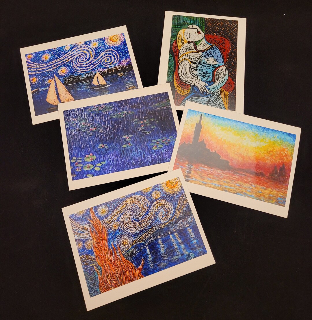 Masters Art Cards, Handmade All Occasion Art Cards, Masters Art Cards ...