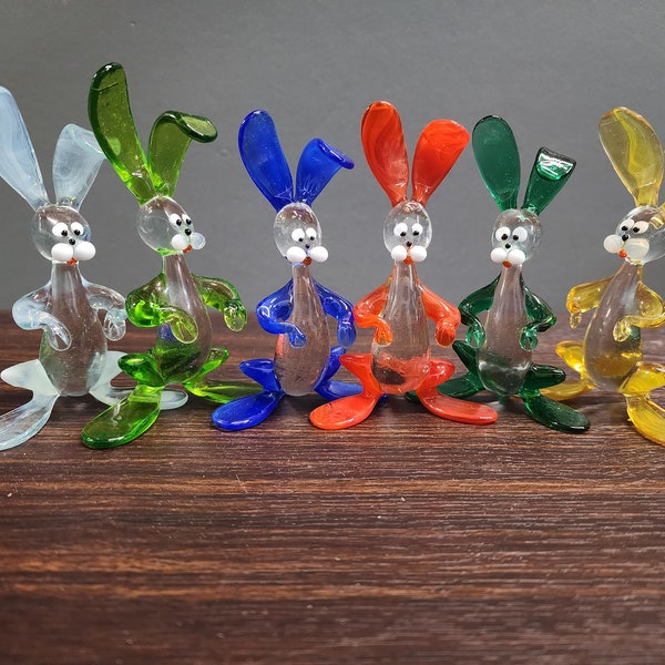 Glass Rabbit - Etsy