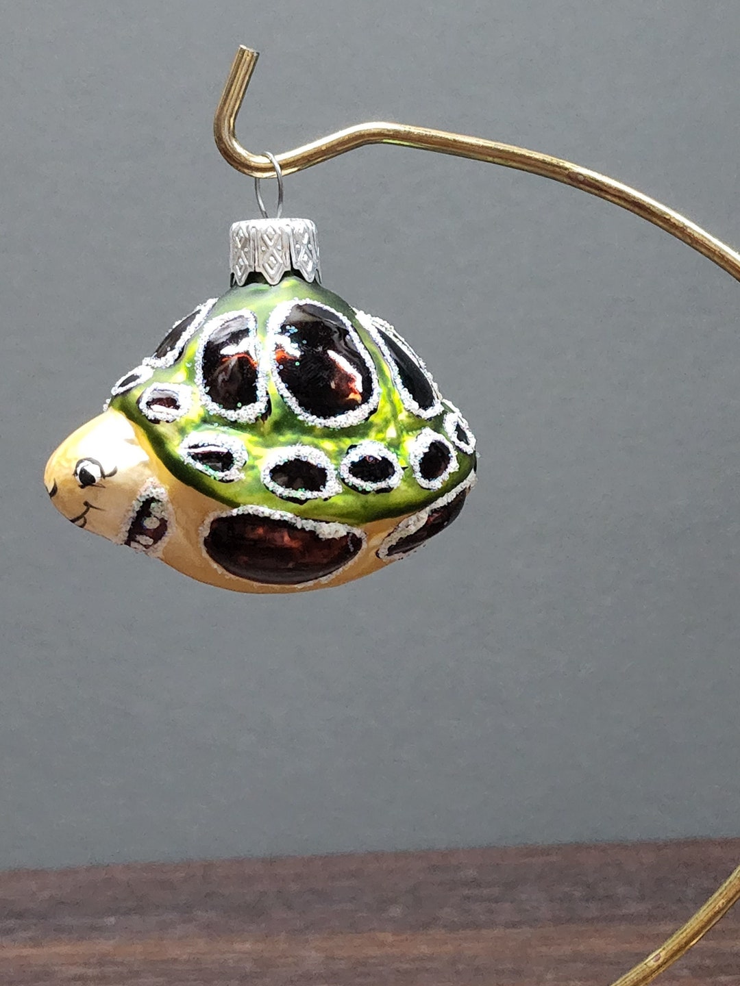 Turtle Ornament Hand Made in Ukraine Blown Glass Ornament Hand ...