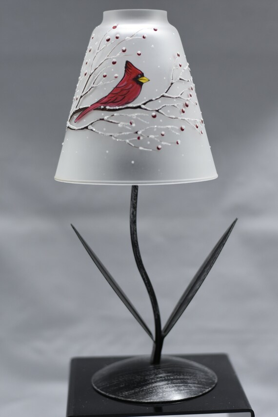 Cardinal Lamp Candle Holder Hand Made in Ukraine Cardinal - Etsy