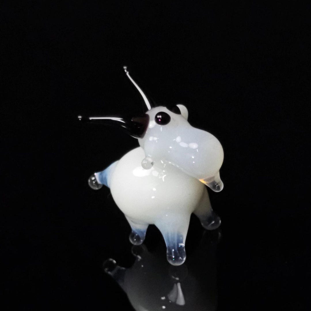 Goat Figurine, Mini Glass Murano Quality Lampworking Glass Figurine ...