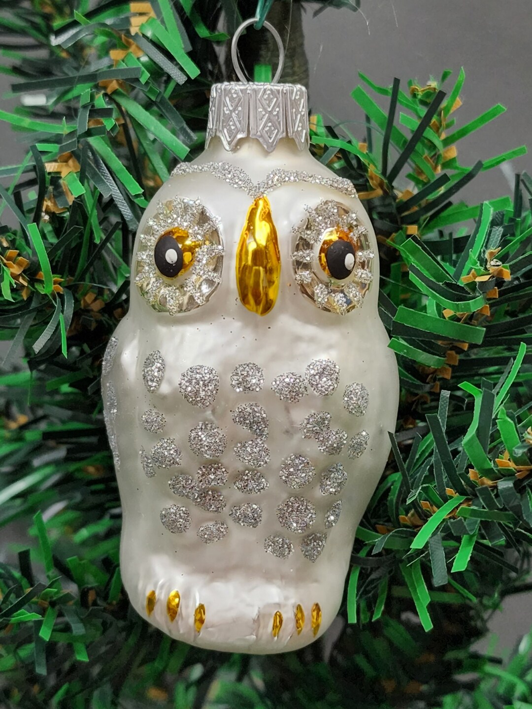 Hand Crafted Owl Glass Ornament, Hand Made in Ukraine, Intricate ...