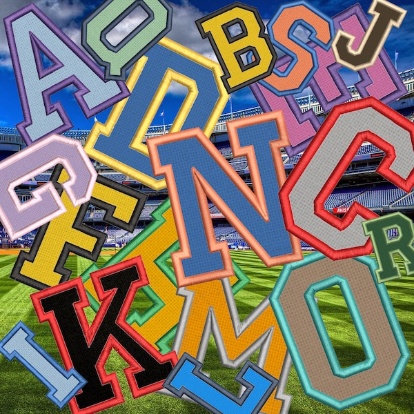 Letterman Patches - Etsy