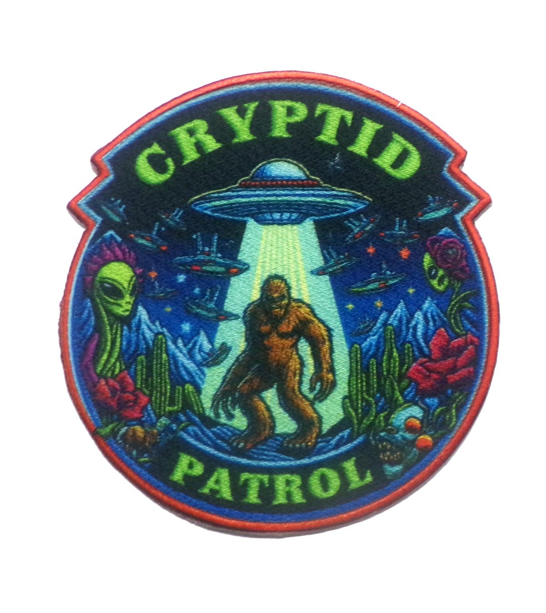 Bigfoot Patch Iron-on/sew-on Applique for Clothing Jacket Vest Jeans ...