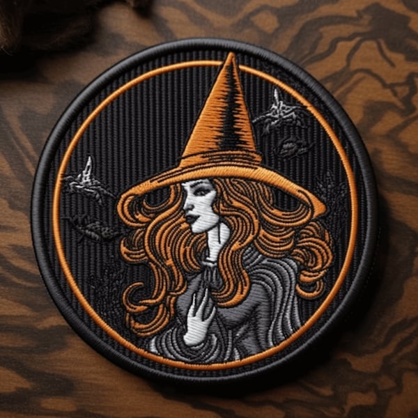 Witch Applique - Etsy