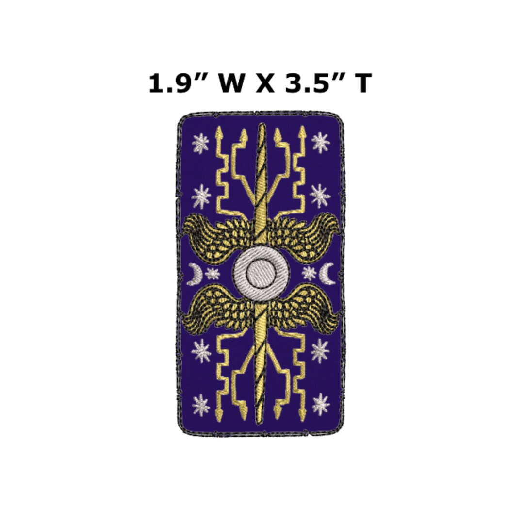 Praetorian Shield Crest Logo Patch Embroidered DIY Iron-on Applique ...