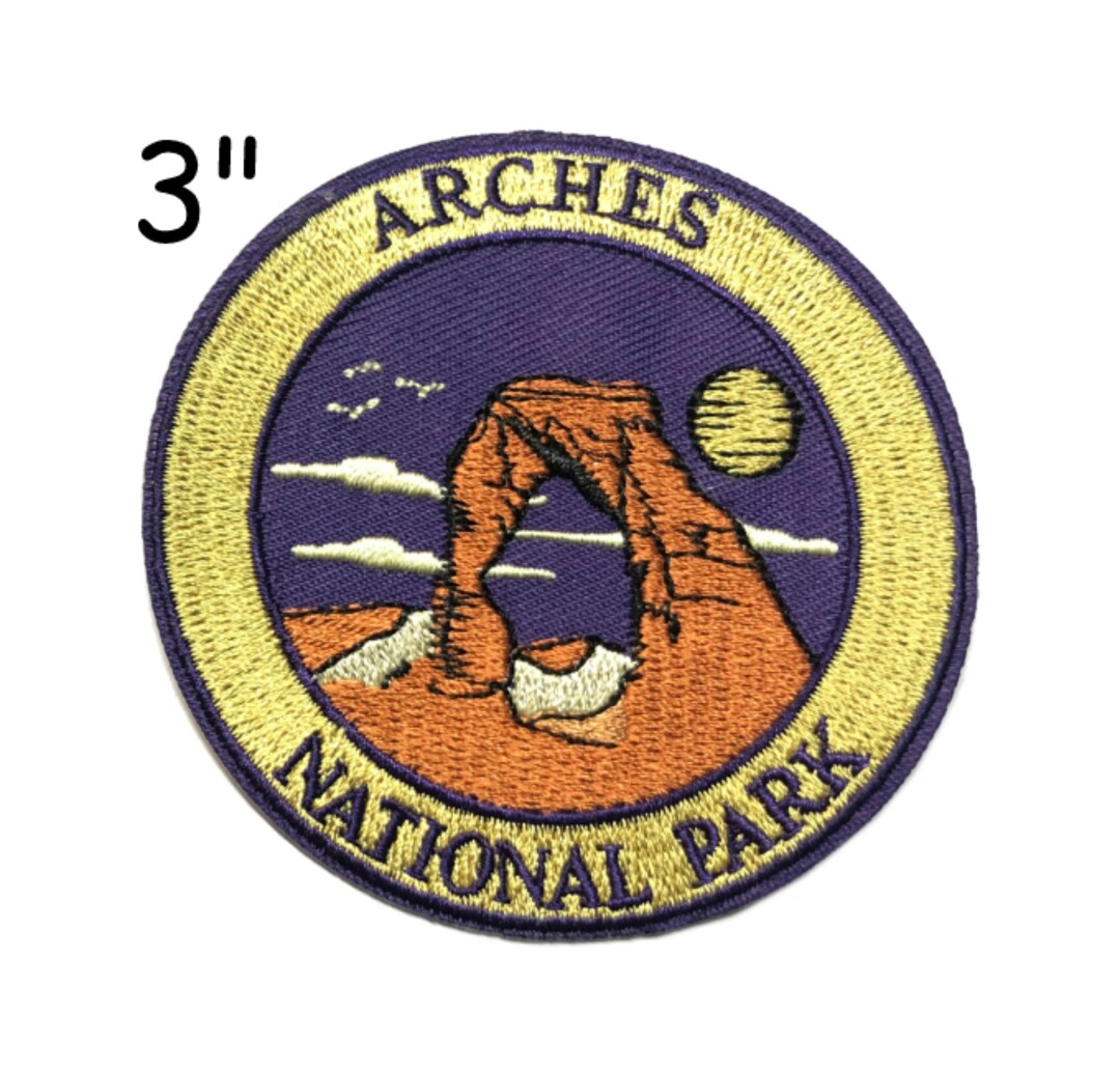 Arches National Park Patch Embroidered Iron-on/sew-on Applique for ...