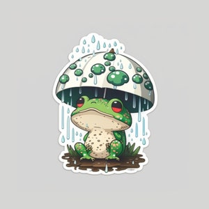 Cute Frog Stickers, Frog Vinyl Stickers, Kawaii Stickers, Frog Sticker ...