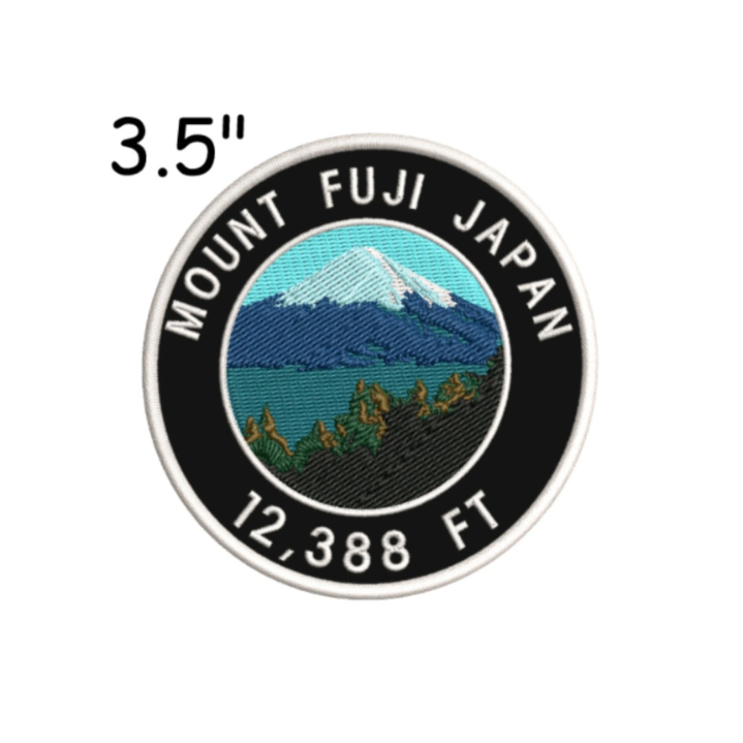 Japans Mt. Fuji Mountain Patch Embroidered Iron-on/sew-on - Etsy