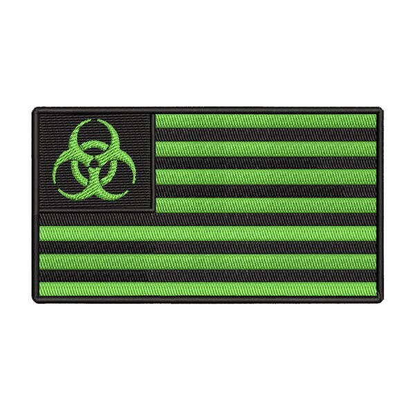 Biohazard Us Flag - Etsy