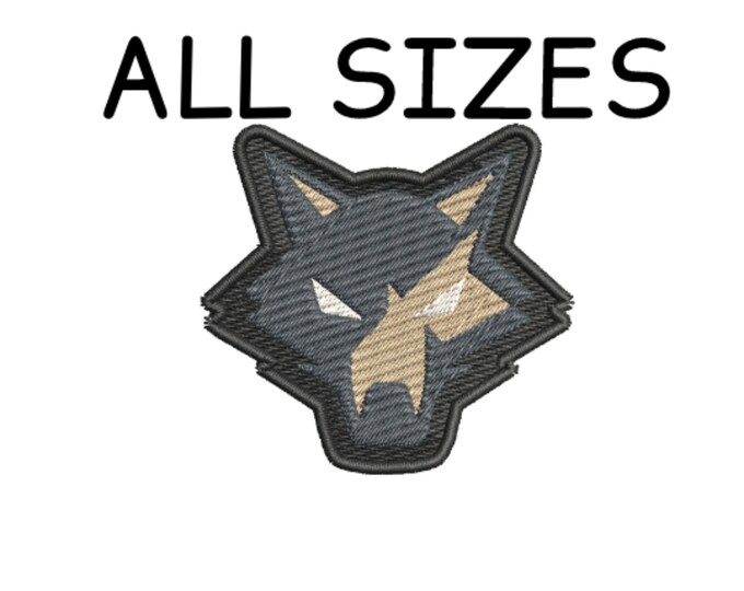 Embroidered Wolf Iron on Patch, Wolf Patch, Iron on Patch, Wolf Applique, Iron on Applique ...