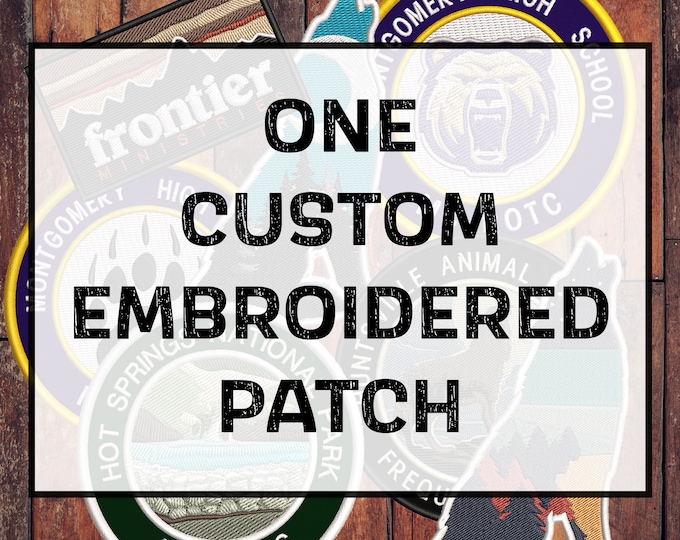 Custom ANY SHAPE Peel and Stick Iron on Patches - Etsy
