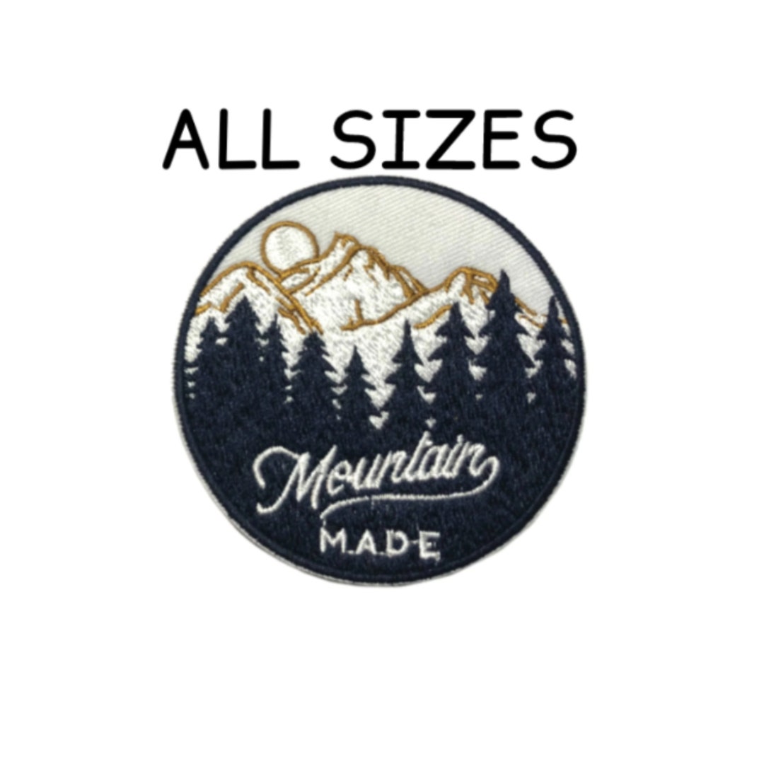 Mountain Made Patch Embroidered Iron-on/sew-on Applique Clothing Vest ...
