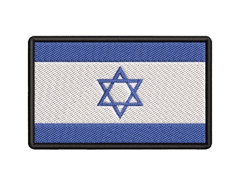 Israel Flag Embroidered Patch - Etsy