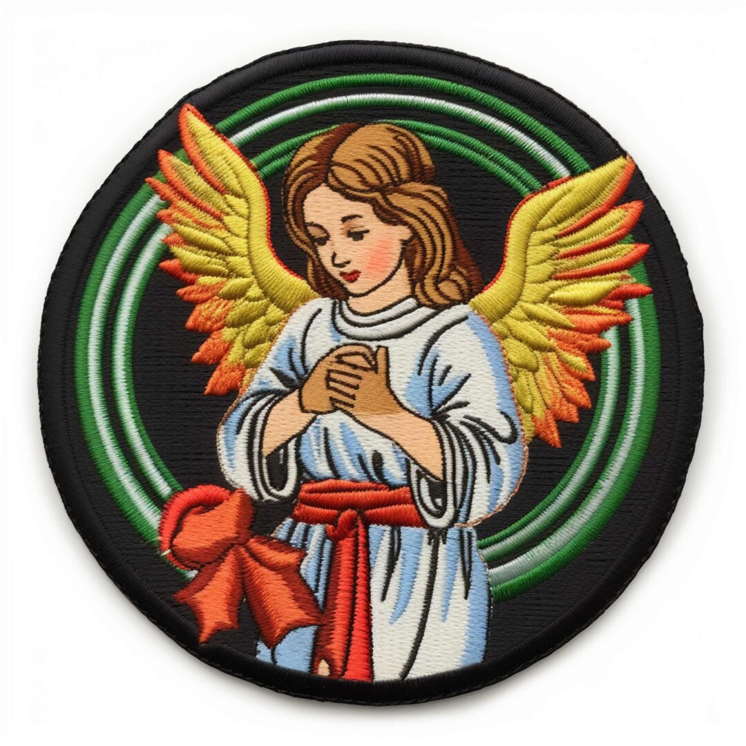 Angel Patch Iron-on/sew-on Applique for Clothing Jacket Jeans Hat ...