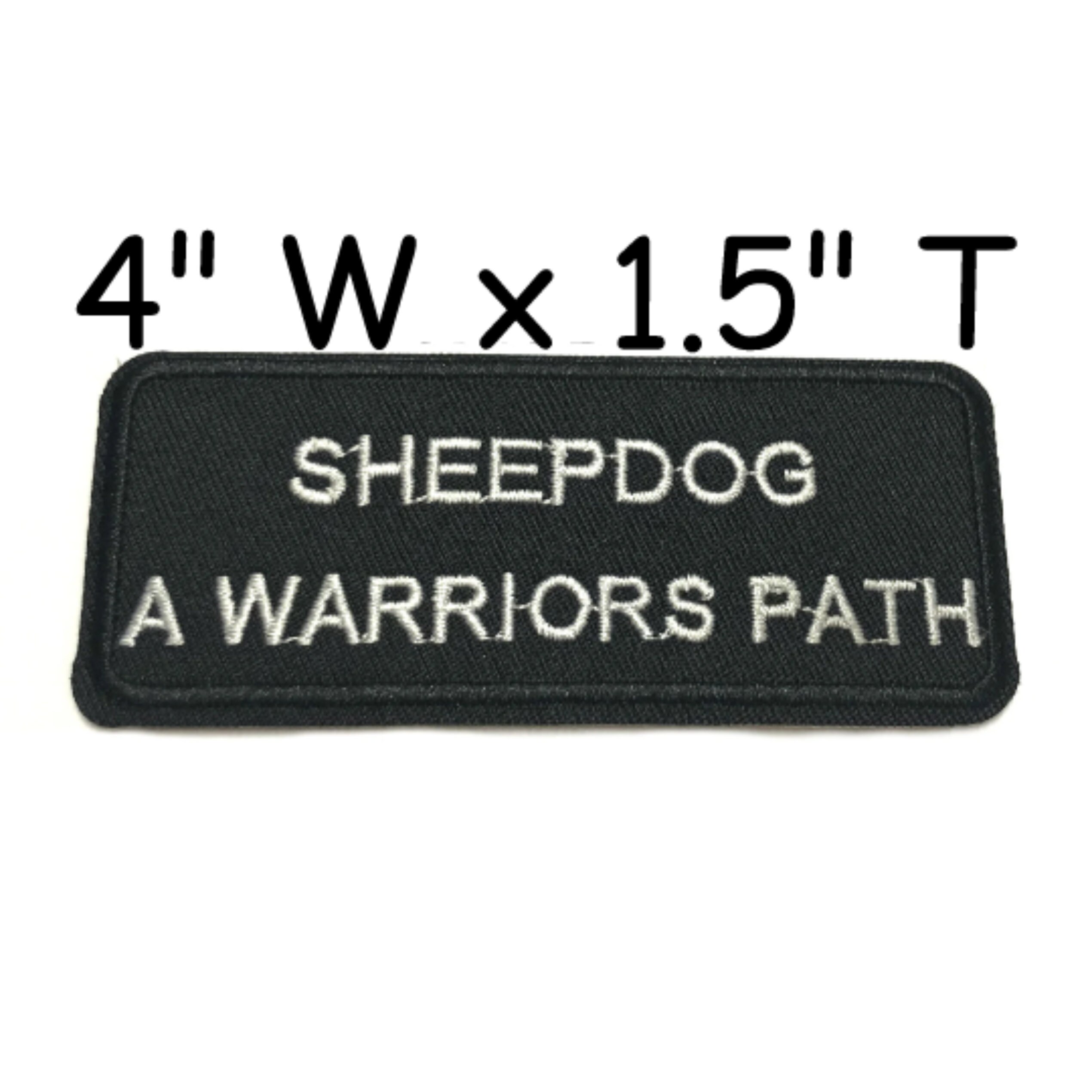 Sheepdog Warrior's Path Patch 4 Embroidered DIY - Etsy.de
