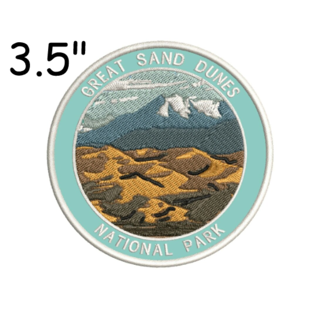 Great Sand Dunes National Park Patch Embroidered Iron-on/sew-on ...