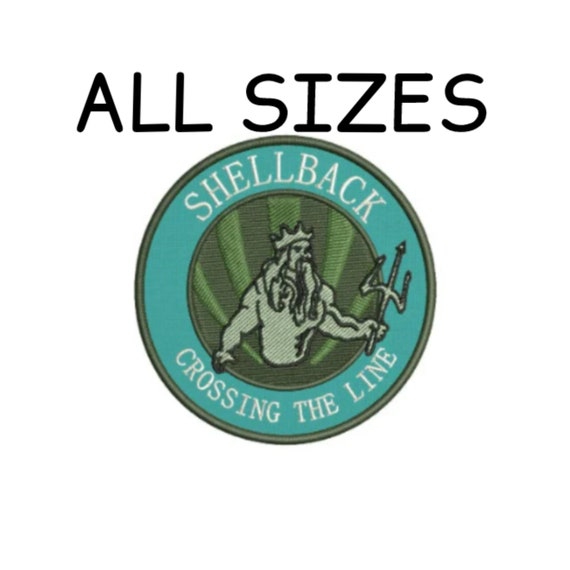 US Navy Crossing of the Equator Shellback Patch Embroidered - Etsy