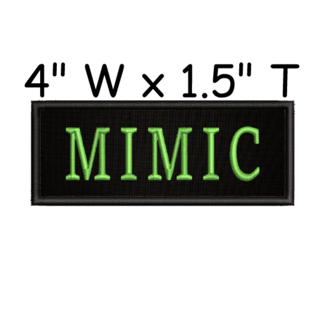 Mimic Horror Movie Patch Embroidered Iron-on Applique Clothing - Etsy