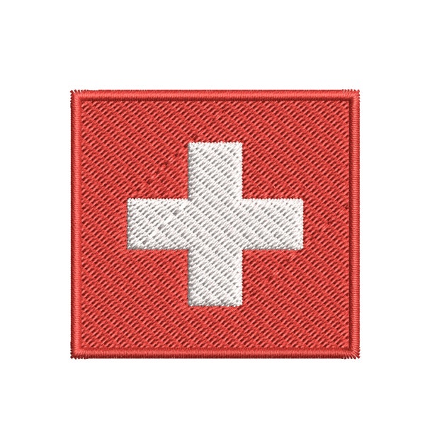 Swiss Flag Patch - Etsy