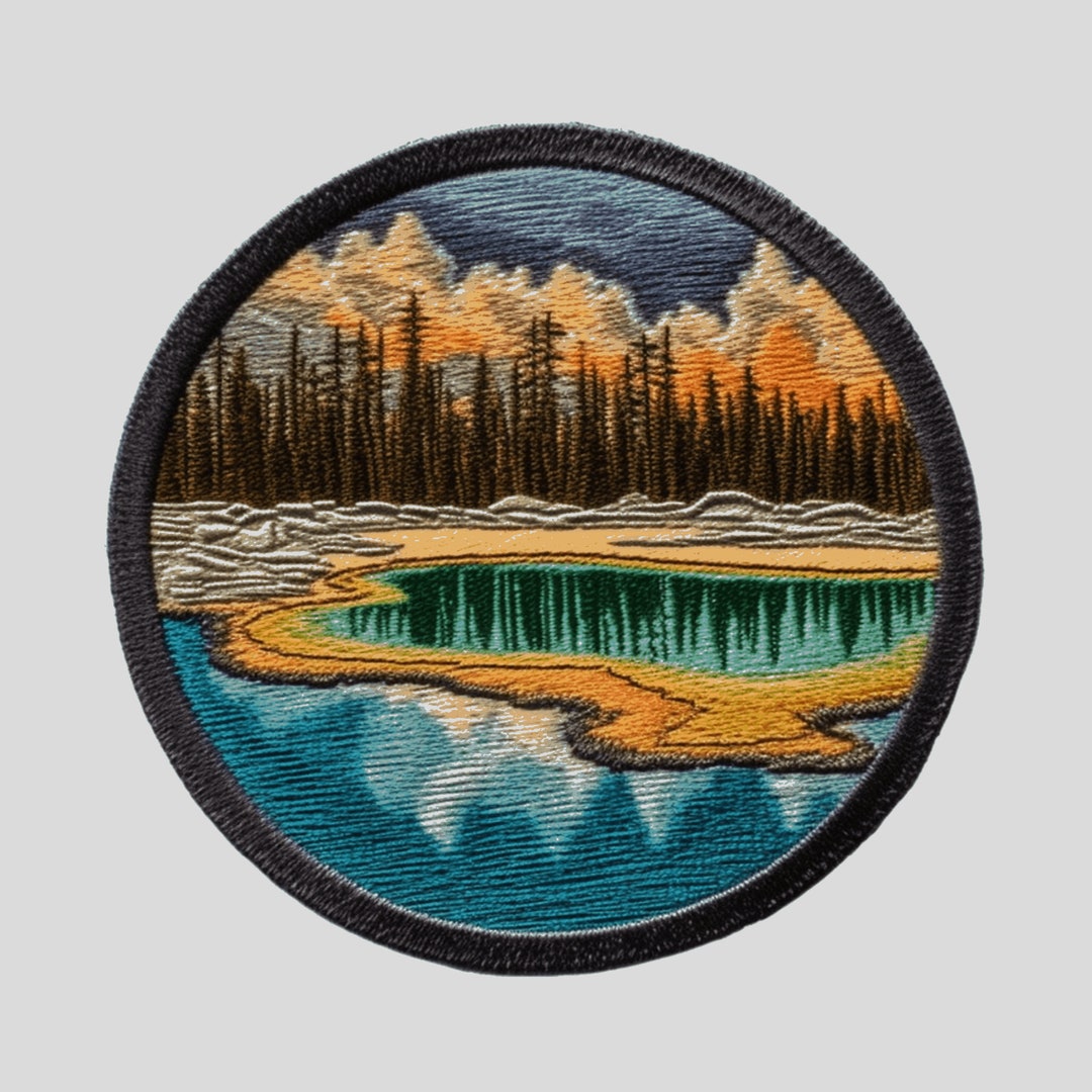Yellowstone National Park Patch Iron-on/sew-on Applique for Clothing ...