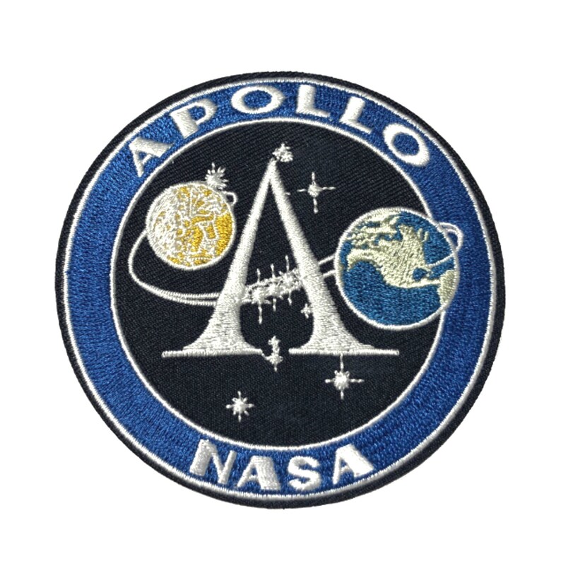 Nasa patch Apollo patch Logo/iron on patch/Embroidered | Etsy