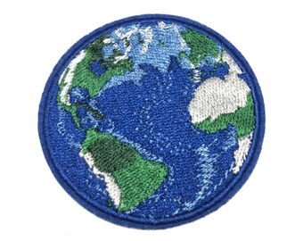 Earth Globe Iron on Screen Print Transfers for Fabrics World Map - Etsy ...