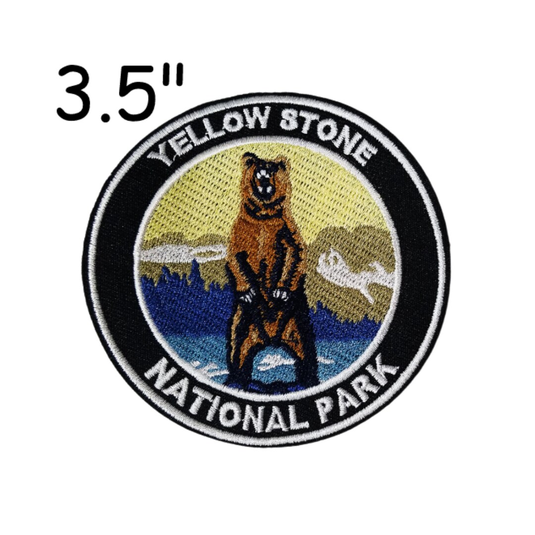 Yellowstone National Park Patch Embroidered Iron-on Applique for ...