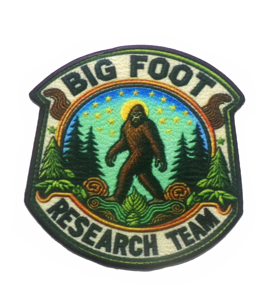 Bigfoot Patch Iron-on/sew-on Applique for Clothing Jacket Vest Jeans ...