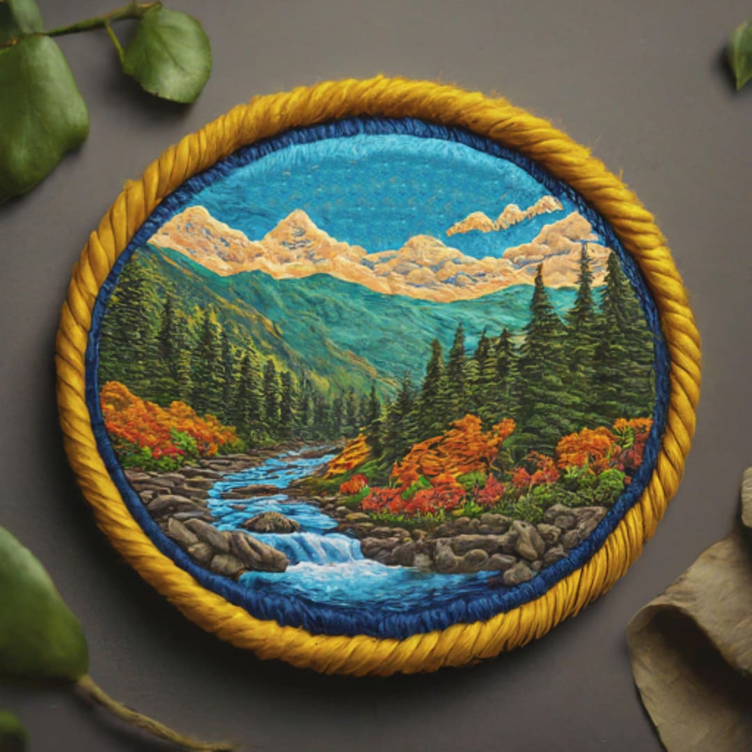 Great Smoky Mountains National Park Patch Iron-on/sew-on Applique for ...
