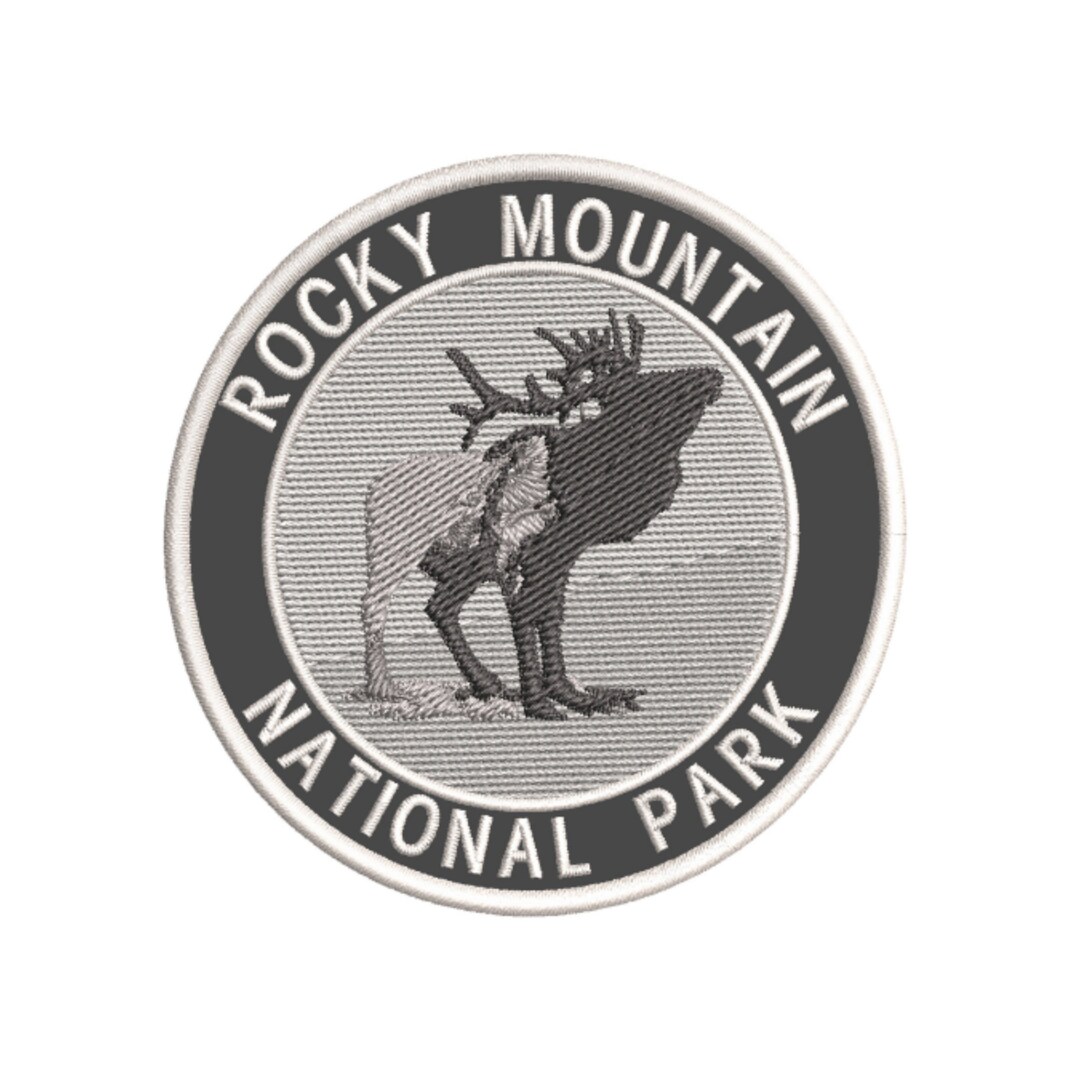 Rocky Mountain National Park Patch Embroidered Iron-on/sew-on Applique ...