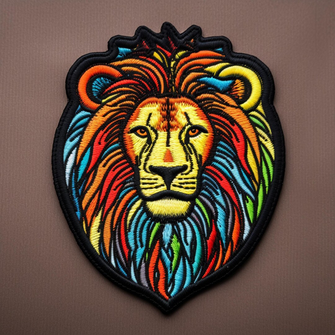 Lion of Judah Patch Embroidered Iron-on/sew-on DIY Applique - Etsy