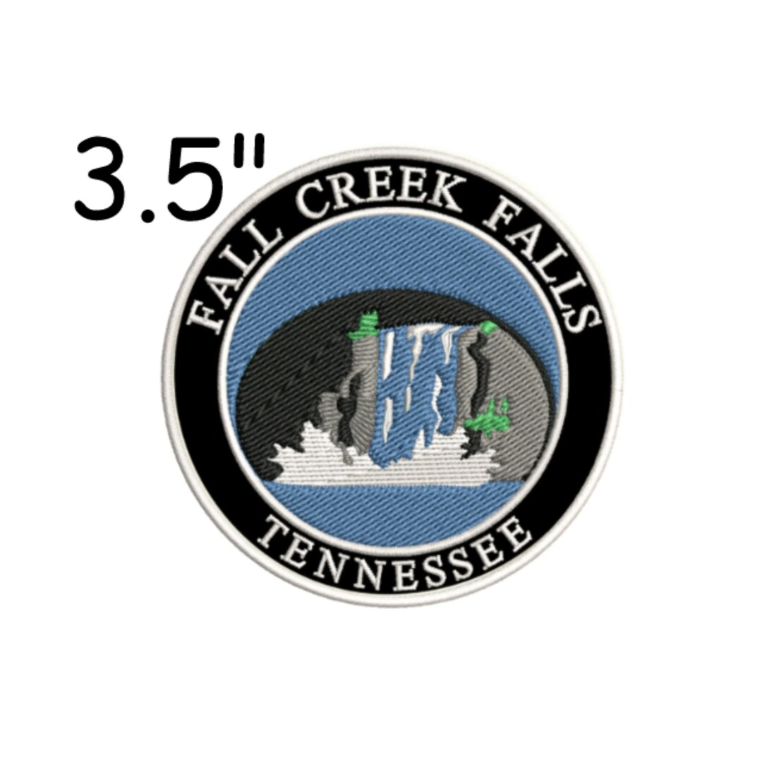 Fall Creek Falls Tennessee Patch Embroidered Iron-on/Sew-on Applique ...