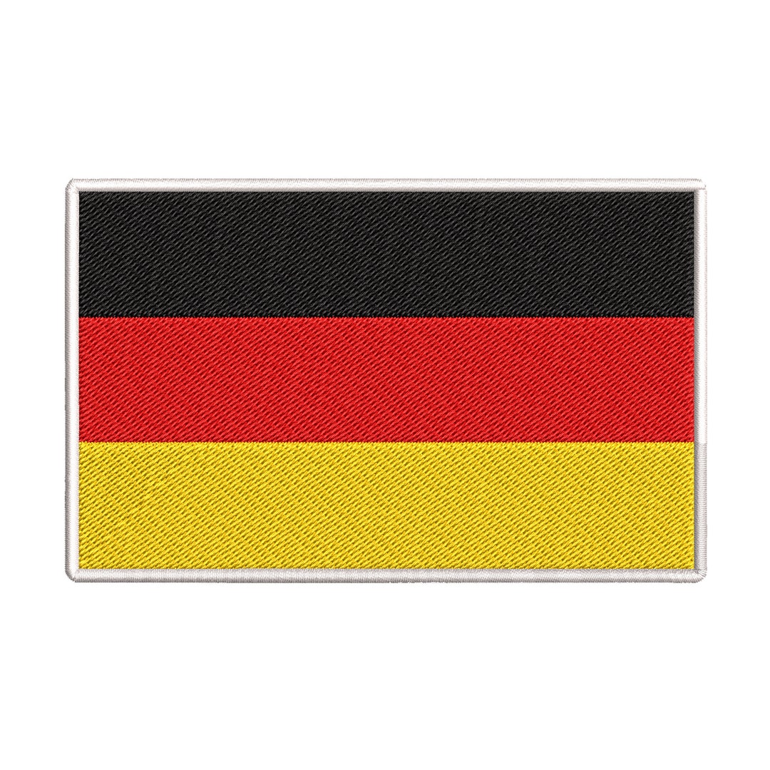 German Flag Patch Embroidered Iron-on Germany Emblem Deutschland ...