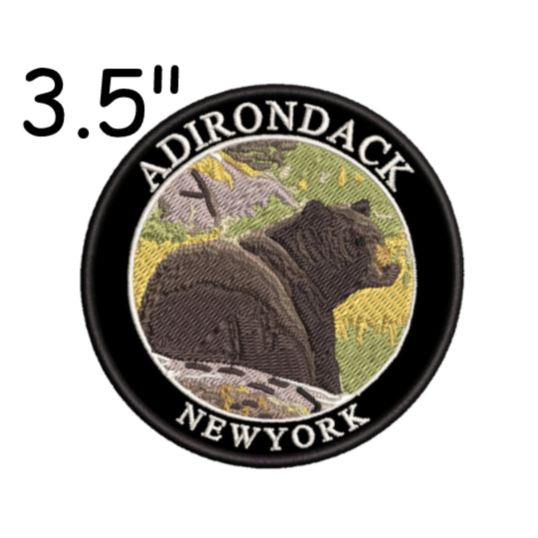 Adirondacks New York Patch Embroidered Iron-on/sew-on Applique for ... Adirondacks New York Patch Embroidered Iron-on/sew-on Applique for ...
