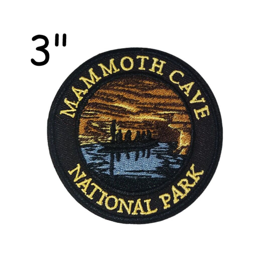 Mammoth Cave Patch Embroidered Iron-on/Sew-on Applique for Clothing ...