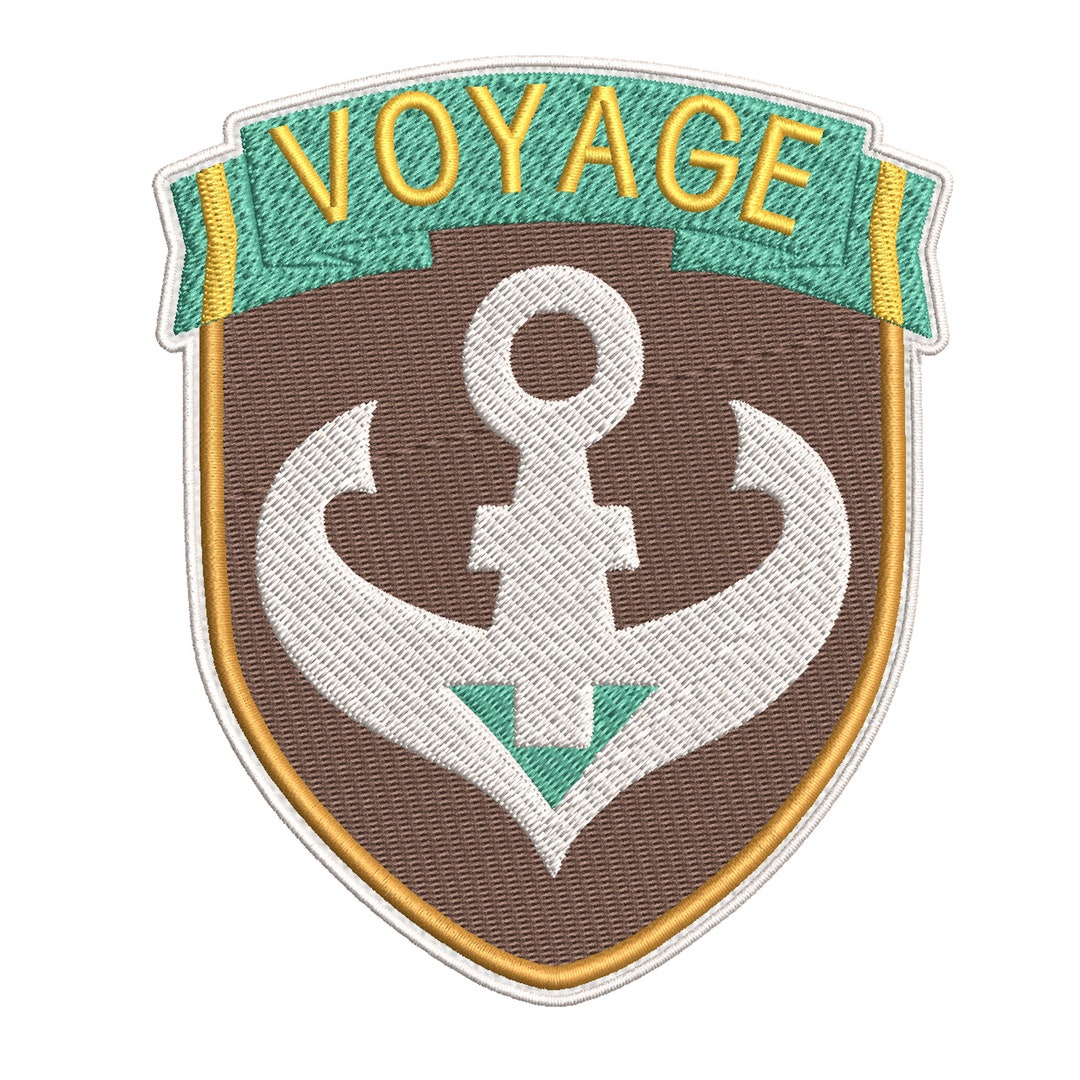 Beach Sea Ocean Swimming Navy Boats Embroidered Patch Iron-on/sew-on ...