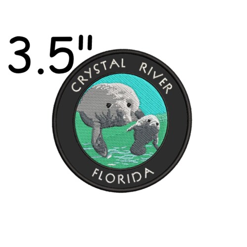 Adorable Manatee Iron on Patch - Etsy