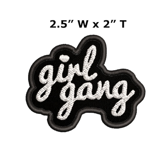 Girl Gang Embroidered Patch DIY Iron-on Custom Applique - Etsy