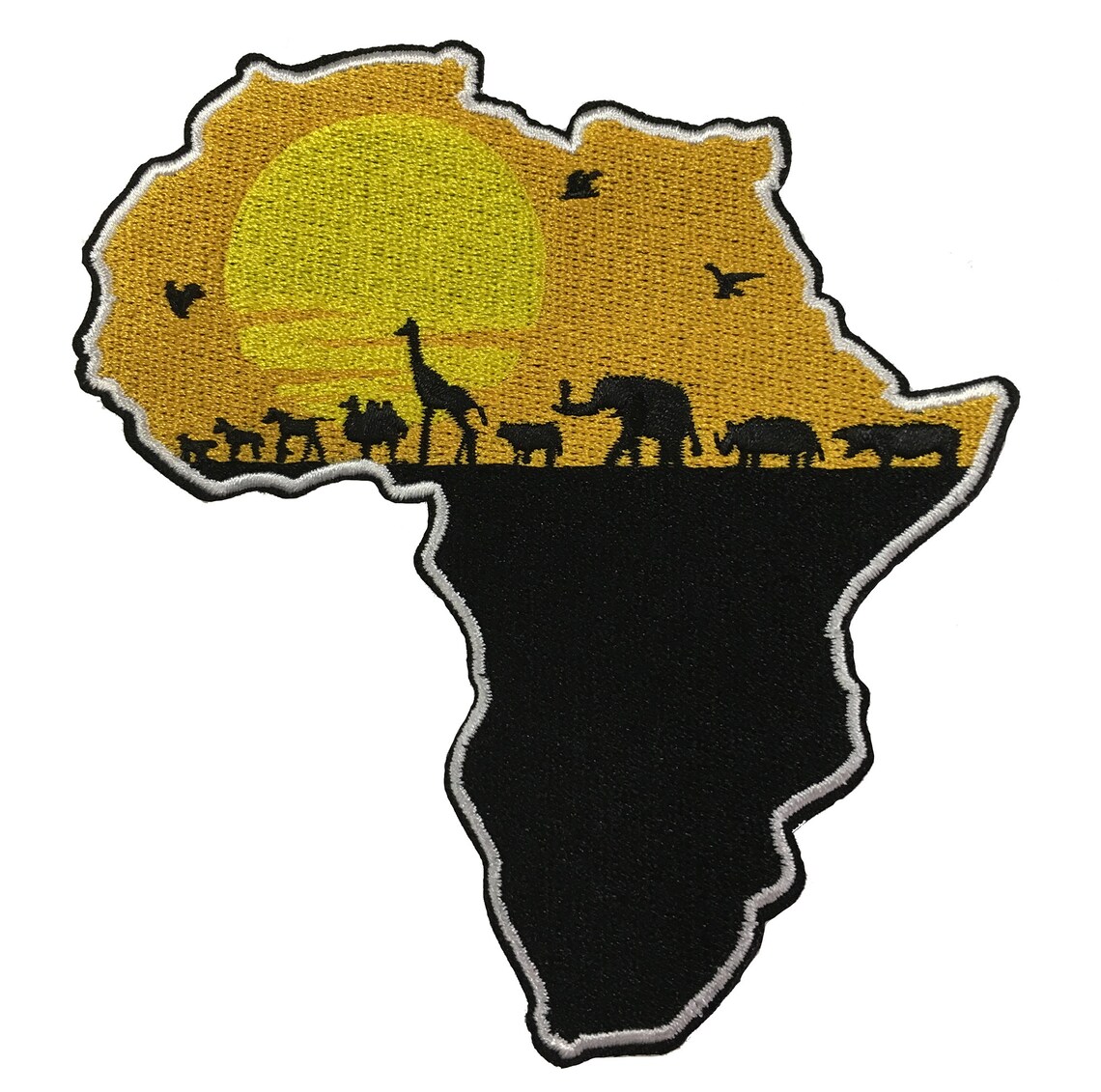 African continent patch Africa patch Africa applique Africa | Etsy