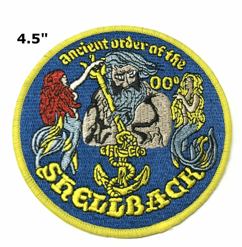 Shellback US NAVY Crossing of the Equator Embroidered Patch | Etsy