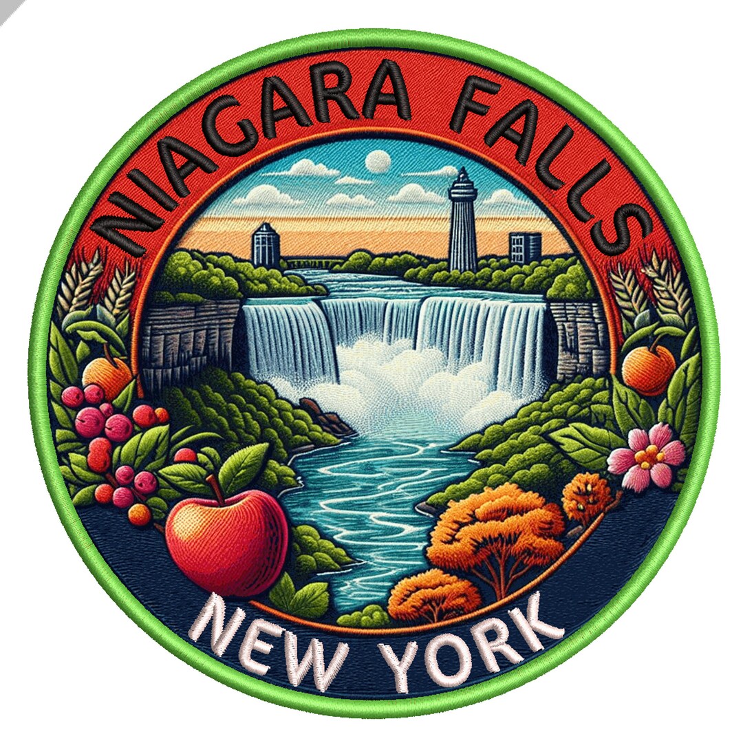 Niagara Falls State Park Patch Iron-on/sew-on Applique for Clothing ...
