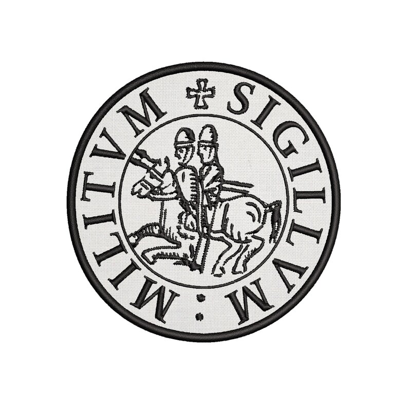 KNIGHTS TEMPLAR Seal Crest Logo Patch Embroidered | Etsy