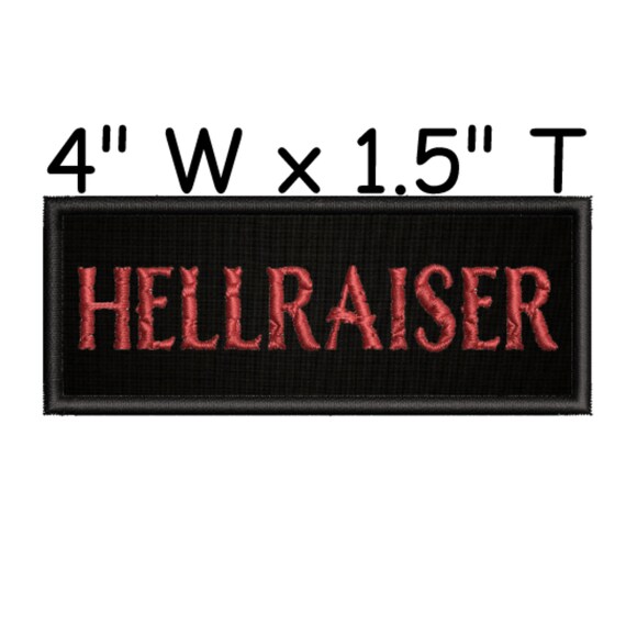 Hellraiser Horror Movie Patch Embroidered DIY Iron-on/sew-on - Etsy